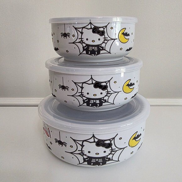 Hello Kitty | Kitchen | Hello Kitty Reusable Food Containers Round ...